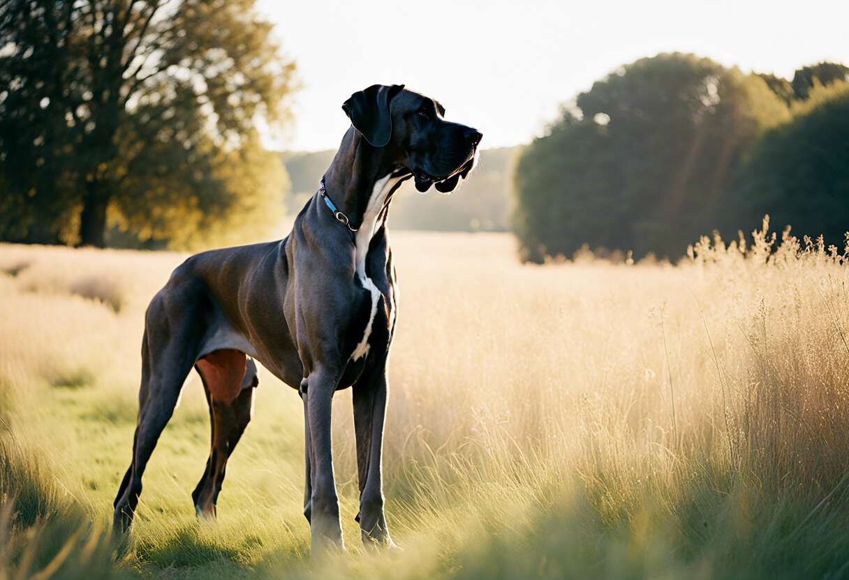 Le dogue allemand : guide complet sur la race canine imposante