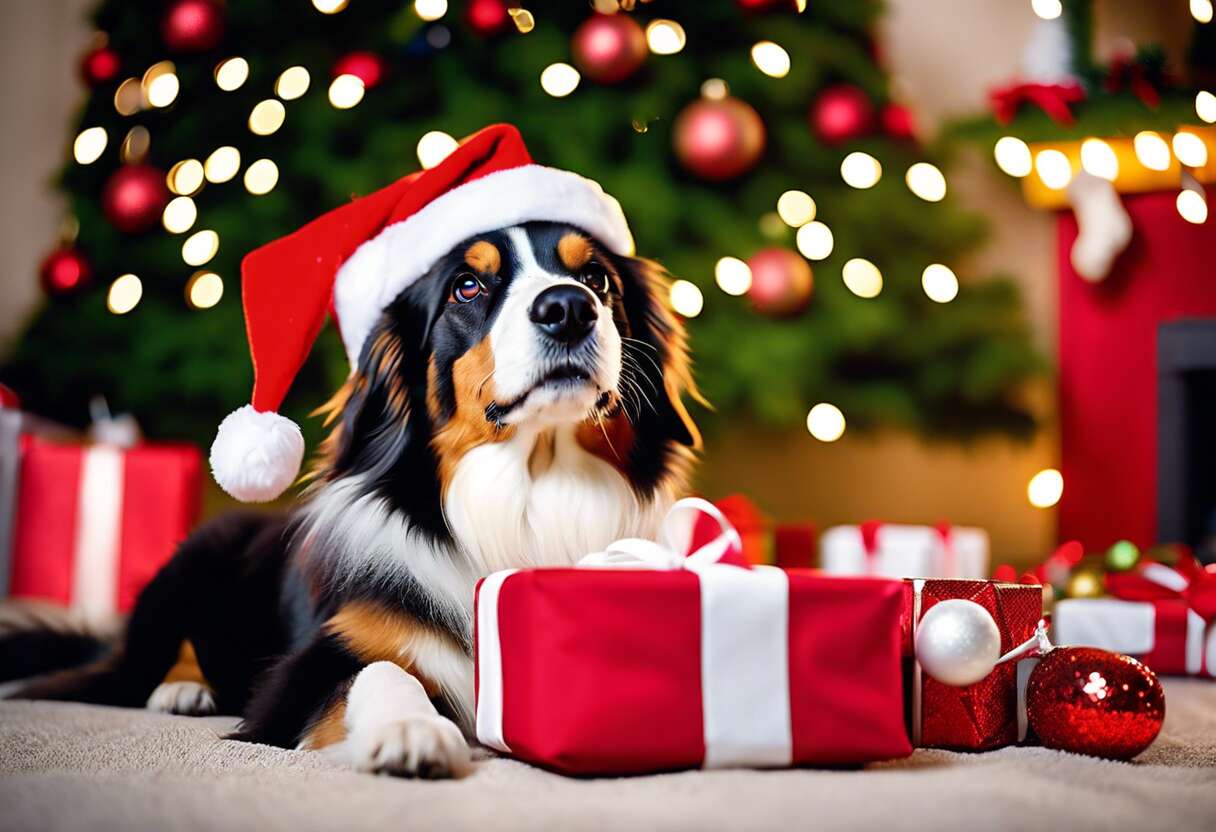 Cadeaux de Noël pour chiens : idées originales à offrir